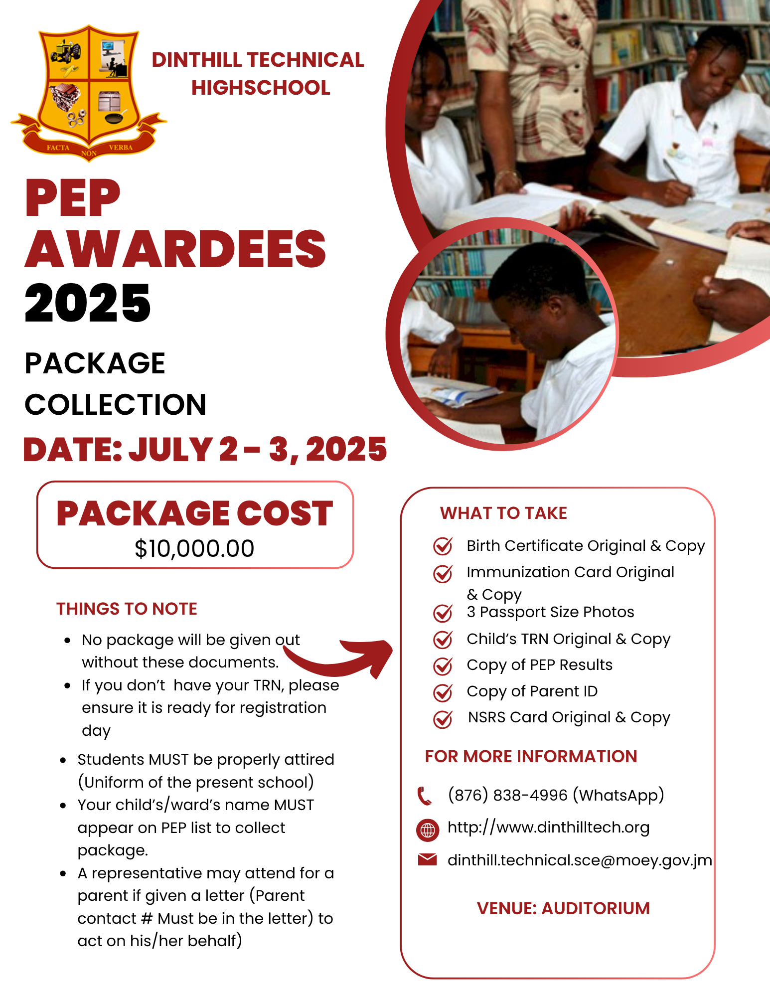 Dinthill Technical High School | Deeds Not Words